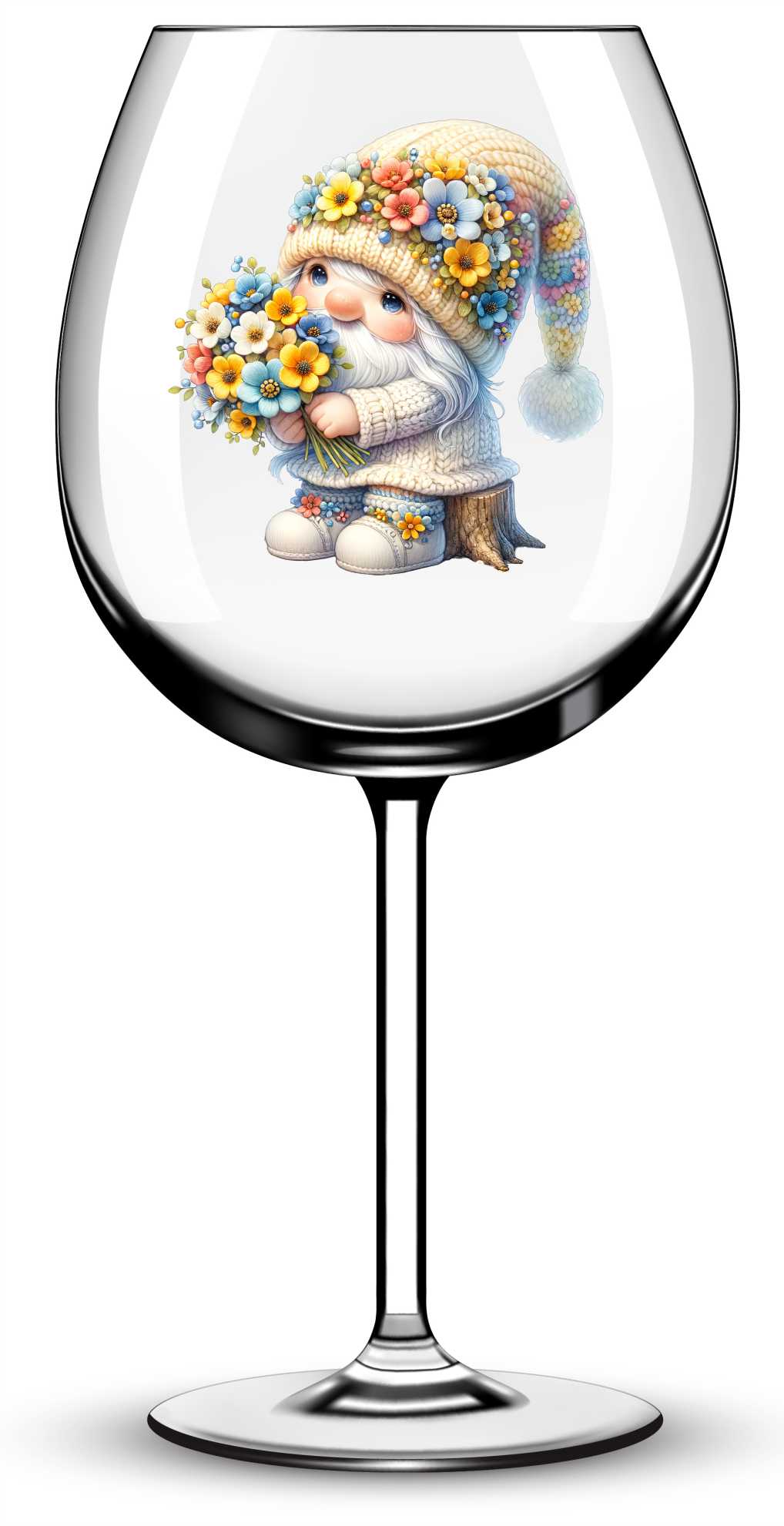 x12 Gnome Gonk Spring glass vinyl decal stickers Colour 2 Size's px723 ...