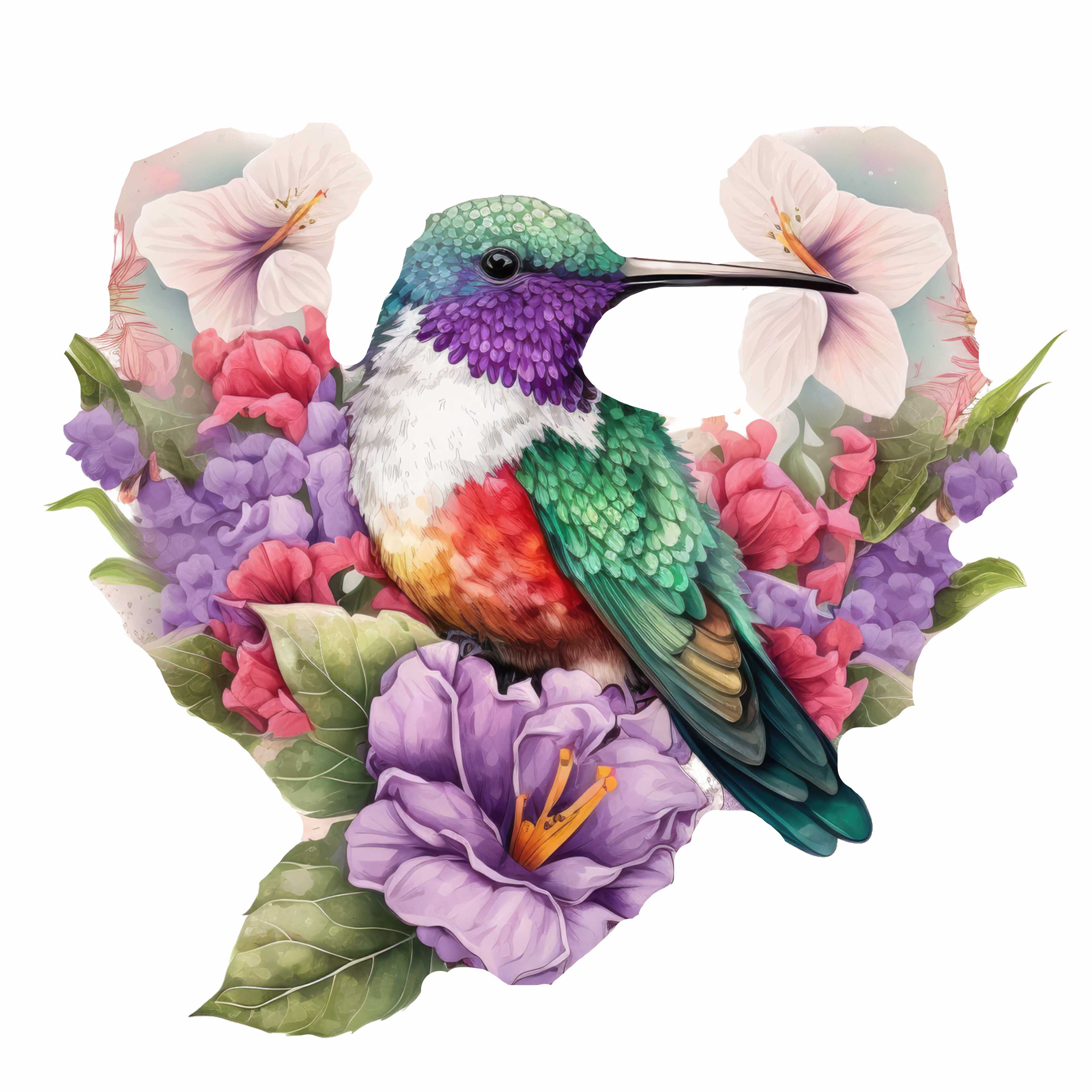 Humming bird watercolour vinyl sticker decal sr22 | eBay UK